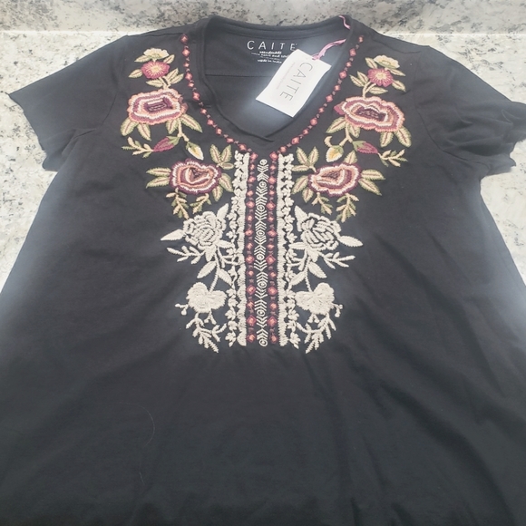 Caite | Tops | Caite Delilah Embroidered Top | Poshmark
